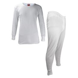 Heat Holders Herren-Thermo-Unterw&auml;sche-Set | W&auml;rmespeicher | Winter-Langarm-Top & Long Johns - Wei&szlig;