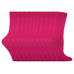 Einfarbige Damensocken mit hohem Baumwollanteil | 12 Paar Multipack | Socken-Snob | D&uuml;nne, bequeme, farbenfrohe Crew-S&ouml;ckchen f&uuml;r Damen aus Denim