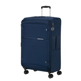 Hartschalen-Trolley Samsonite "GOTWIST", Gr. B/H/T: 48cm x 78cm x 31cm 107 l, navy blau, Polyester, Koffer, mit Teleskopgriff und mehreren Tragegriffen, innen aus Polyester