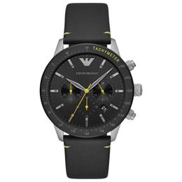 Emporio Armani Herrenuhr Quartz Grau Silber