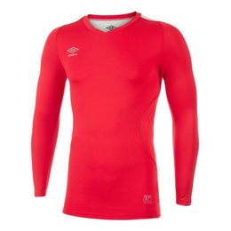 Umbro Herren Elite V-Ausschnitt Base Layer Top (Zinnoberrot)