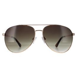 Guess Aviator Herren Gold Gr&uuml;n Farbverlauf GF0251