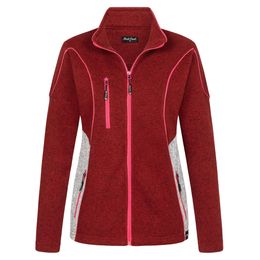 Rock Creek Fleecejacke Weinrot