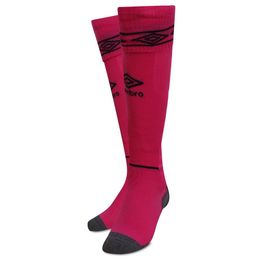 Umbro Diamond Fu&szlig;ball Socken (Beetroot Lila/Schwarz)