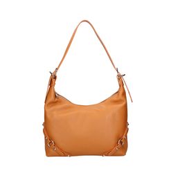 Viola Castellani Schultertasche Frauen COGNAC