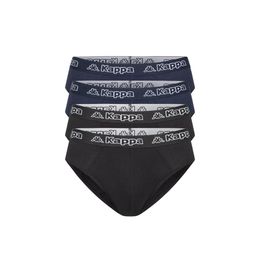 Kappa 4er Set Slip in Schwarz/Blau