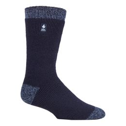 Heat Holders W&auml;rmehalter - Herren extra dicke Thermosocken f&uuml;r den Winter | Warme flauschige Fleece isolierte Socken | Geschenke f&uuml;r M&auml;nner - Navy / Denim Ferse & Spitze (Berlin)