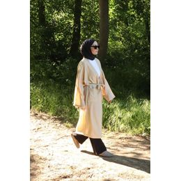 Damen's Tasche Mit G&uuml;rtel Lang Kimono Nerz