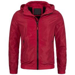 Rock Creek Jacke Weinrot