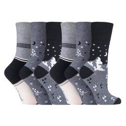 Gentle Grip - 6 Paar Damen Gentle Grip nicht elastische Socken - GG203