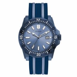 Guess Herrenuhr Quartz Blau