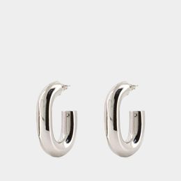 Xl Link-Ohrringe - Paco Rabanne - Messing - Silber