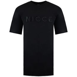 Nicce Mercury Herren T-Shirt, Schwarz