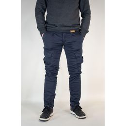Cliff Herren Cargohosen Navy Slim Fit