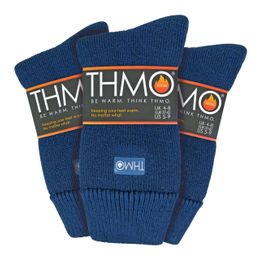 THMO - 3er-Pack Multipack Damen Dicke Winter Warme Socken mit Comfort Top