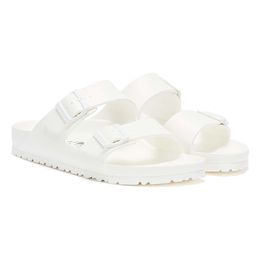 Birkenstock Womens Arizona EVA Sandalen - (Wei&szlig;)