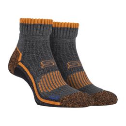 Storm Bloc Herren Baumwolle reichen hohe Kn&ouml;chel L&auml;nge Wandern Trekking Socken