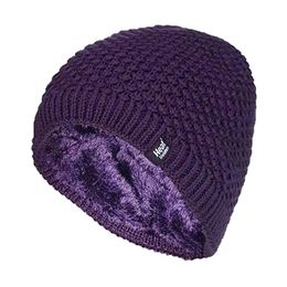 Heat Holders W&auml;rmehalter - Ladies Knit Fleece gef&uuml;ttert Warm Thermal Beanie Hat