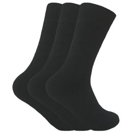 Sock Snob - Homme 3 Paires Bottes Chaussettes en 4 Couleurs - Noir