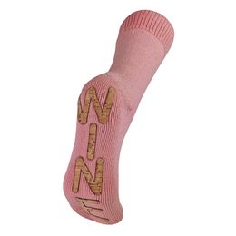 Damen dicke thermische Fleece gef&uuml;ttert Neuheit Wein weich Slipper Socken