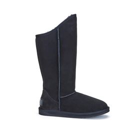 Gem&uuml;tliche hohe schwarze Stiefel