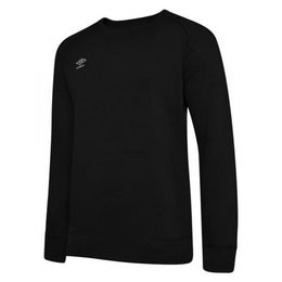 Umbro Herren Club Freizeit Sweatshirt (Schwarz/Wei&szlig;)