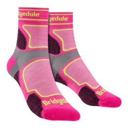 Bridgedale - Womens Running Ultralight Merino Socken - Pink
