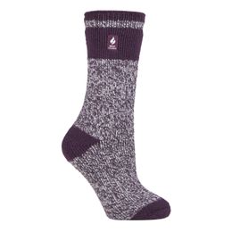 Heat Holders W&auml;rmehalter - Damen Thermosocken f&uuml;r den Winter | Outdoor & Indoor Socken | Kuschelig & Flauschig | Geschenke f&uuml;r Frauen - Pflaume (Sydney)