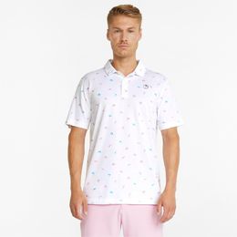 Puma Herren AP Dancing Umbrellas Golf Poloshirt