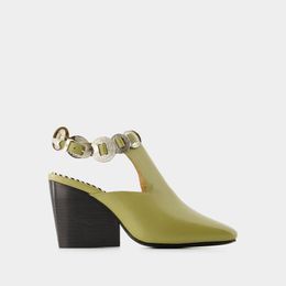 Sandalen Aj1308 - Toga Pulla - Leder - Gr&uuml;n