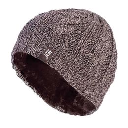 Heat Holders Thermische Fleece-gef&uuml;tterte Damen-Winterm&uuml;tze mit Zopfmuster