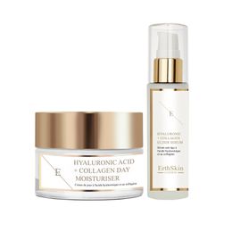 18. Hyalurons&auml;ure & Collagen Tagcreme 50ml + Hyalurons&auml;ure & Collagen Serum - 60ml