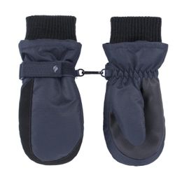 Heat Holders W&auml;rmehalter - Kinder Thermofleece gef&uuml;tterte F&auml;ustlinge | Jungen & M&auml;dchen als warme Skihandschuhe f&uuml;r den Winter - Blau