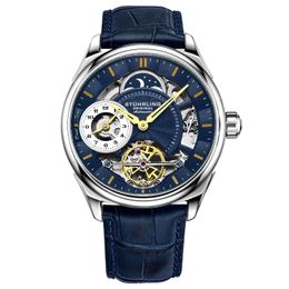 Automatisches Skelett Presidia marineblau 42 mm