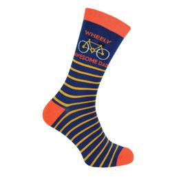 Herr Heron - Herren Papa Socken | Neuheit Bambus Socken | Atmungsaktiv weich | Vatertag Geschenk f&uuml;r erstaunliche Papa - Papa Socken (Navy)