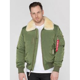 Alpha Industries Herren Injector III Flugjacke in Salbeigr&uuml;n