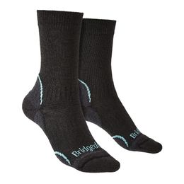 Bridgedale - Womens Wandern Leichtgewicht Boot Socken - Graphit / Mint