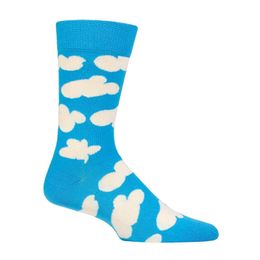 Happy Socks Gl&uuml;ckliche Socken - Neuheit Cloud Design Socken | Gro&szlig;es Geschenk - Cloudy