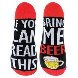 Wenn du diese Socken lesen kannst, bring mir Bier-Socken