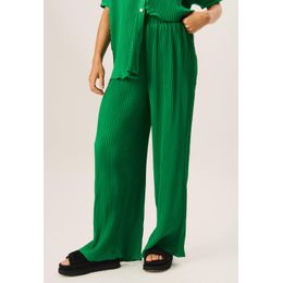 Plisse Loungewear Weite Hosenbeine