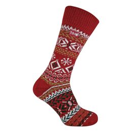 THMO - Herren Vintage Nordic Style dicke thermische Wollmischung Socken