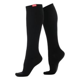 VIM&VIGR - Merino Wool Graduated Compression Socks 15-20 mmhg f&uuml;r M&auml;nner & Frauen - Schwarz