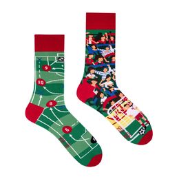 SPOX SOX Herren & Damen Mismatched Neuheit Odd Socken Fu&szlig;ball