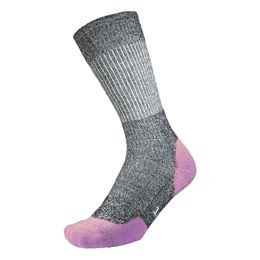 1000 Mile - Damen Fusion Repreve Doppelschicht Anti-Blasen Wandersocken - Marineblau / Malve