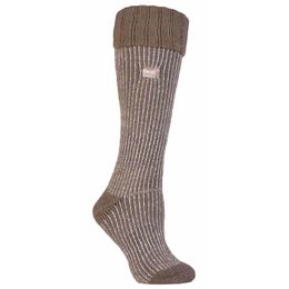 Heat Holders gerippte Damen-Thermostiefelsocken