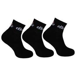 Ellesse 3er-Pack Rallo Herren Schwarz Kn&ouml;chelsocken