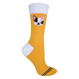 1 Paar Unisex Neuheit Katze Hund Socken mit Beagle / Mops / Scotty Hund