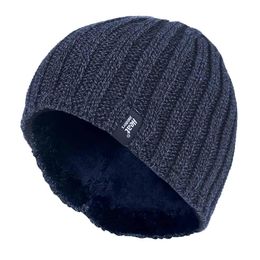 Heat Holders - Herren Fleece gef&uuml;tterte gerippte Winterm&uuml;tze