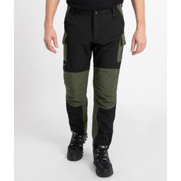 Rock Creek Softshellhose Dunkelgr&uuml;n