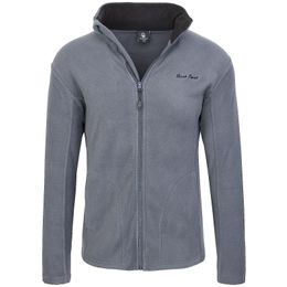 Rock Creek Fleecejacke Hellgrau